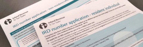 IRD Number applications